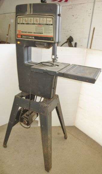 Craftsman 12" bandsaw/sander, No. 113-243310, comes with (5) extra ...
