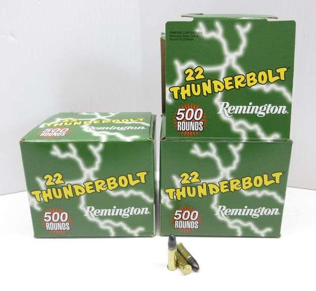 (1,000) Rounds of Remington .22LR ammo - Albrecht Auction Service
