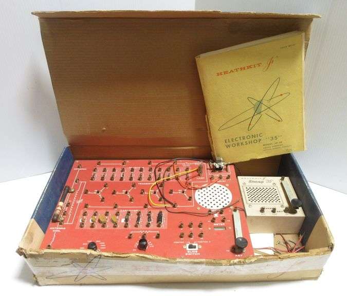 Heathkit electronic workshop deluxe, one box, as is - Albrecht Auction ...