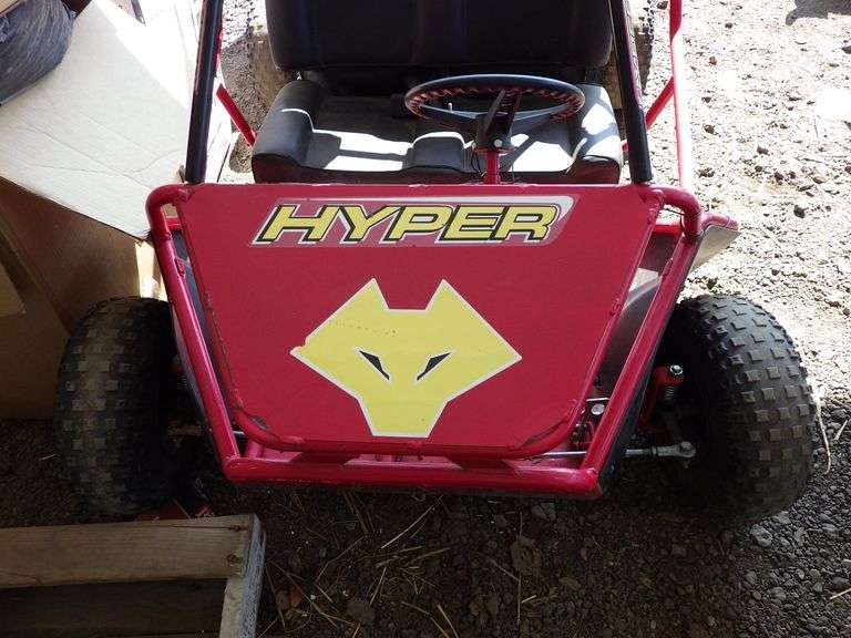 Hyper Fox go-kart two-seater, 126cc, 5 HP, fresh gas and plug, may need clutch replaced, needs ...