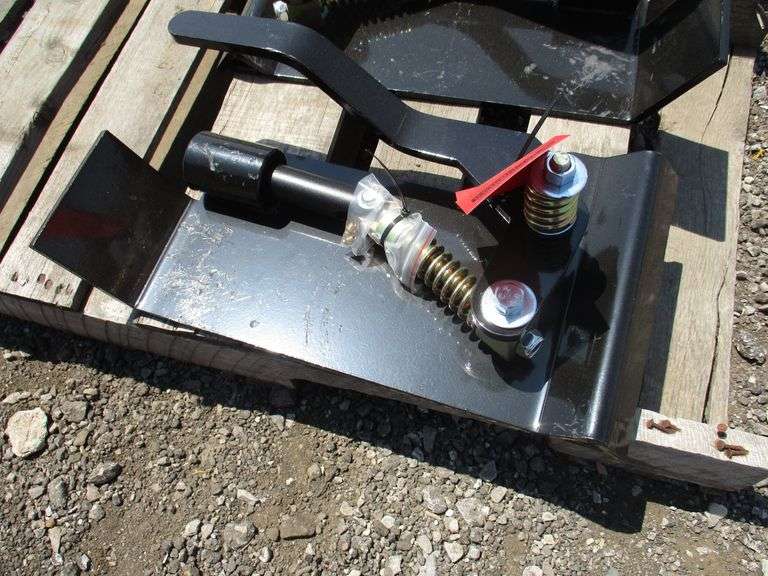 Universal skid steer quick tach conversion handles adapter to quick ...