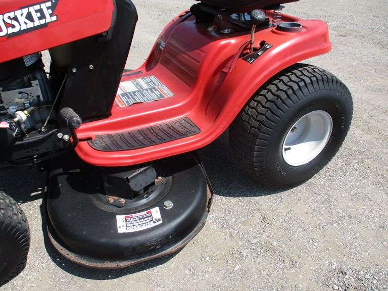 Huskee LT4200 mower, 42" cut, 7-Speed, runs and cuts as it should, new ...