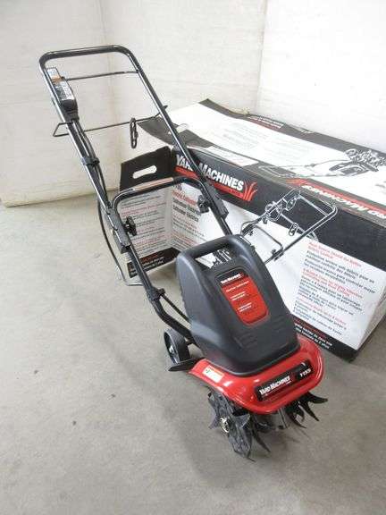 Yard Machine electric rototiller Y155 with box, used once - Albrecht ...