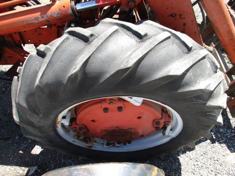 Allis Chalmers WD45 Loader, was built in Owosso, Michigan, for moving ...
