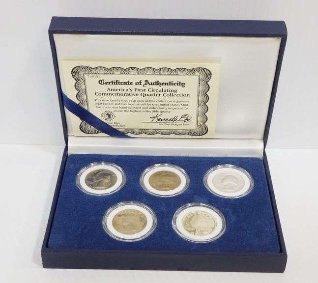 1976 America's First circulating commemorative quarters collection set ...