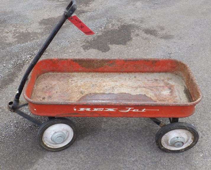 Older red Rex Jet wagon - Albrecht Auction Service