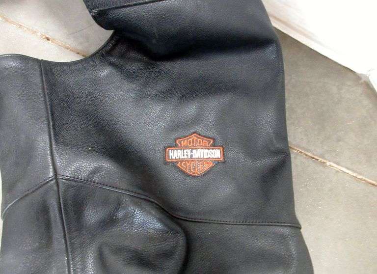 Large Harley Davidson chaps, snaps and zippers work, good - Albrecht ...