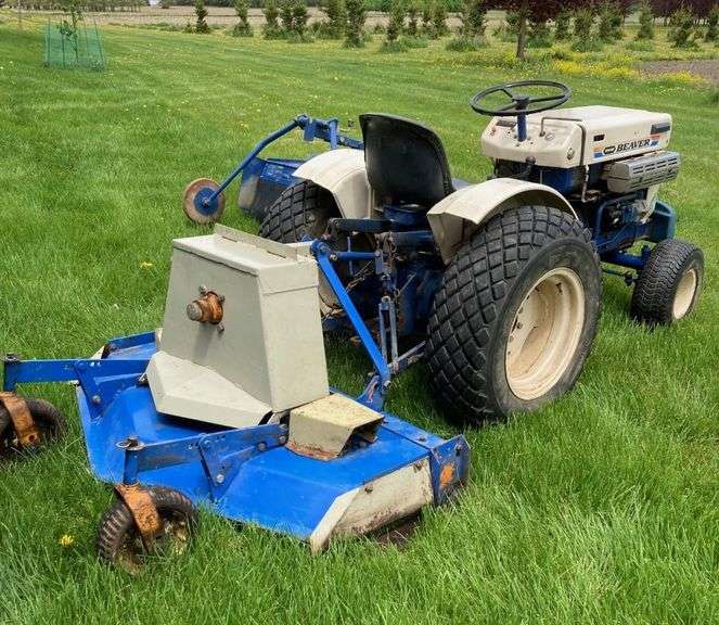 Satoh Beaver 15 hp Tractor, (2230 Hours), Rototiller and Woods 48 ...