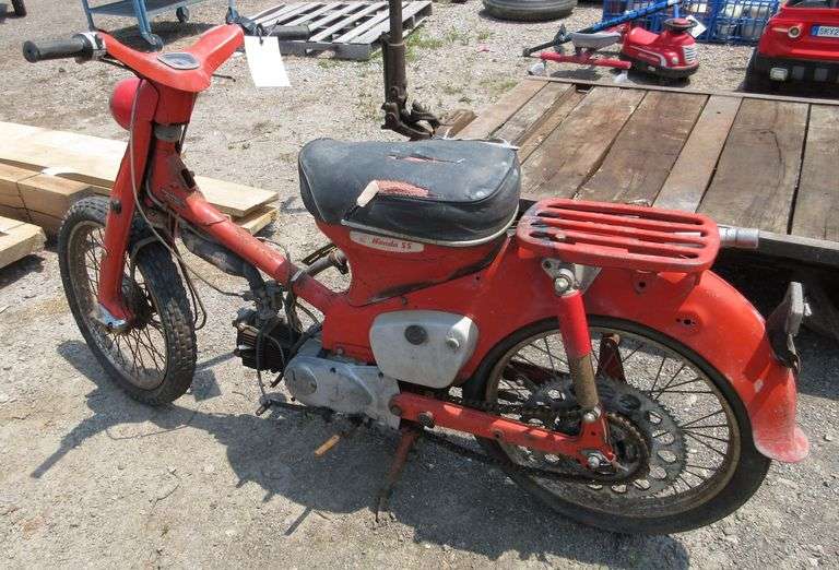 1964 Honda C105T 55cc dirt bike, motor turns over and shifts, not ...