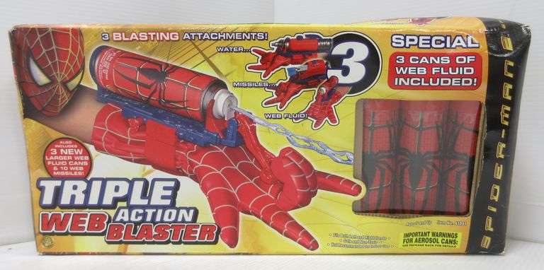 Spiderman web blaster, circa 2004 - Albrecht Auction Service