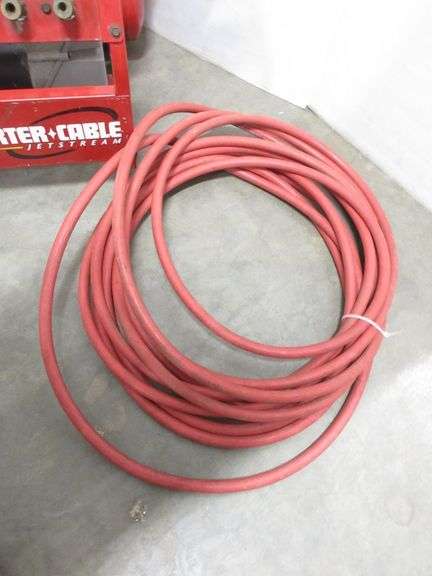 Porter cable jetstream air compressor with 50' rubber air hose, 135 PSI ...