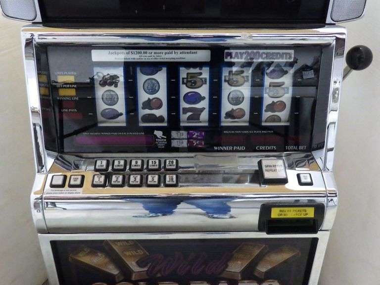 IGT slot machine "Wild Gold Bar", model 96438300, will need to be ...