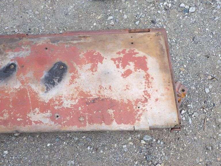 Old Willys tailgate, used, rusty - Albrecht Auction Service