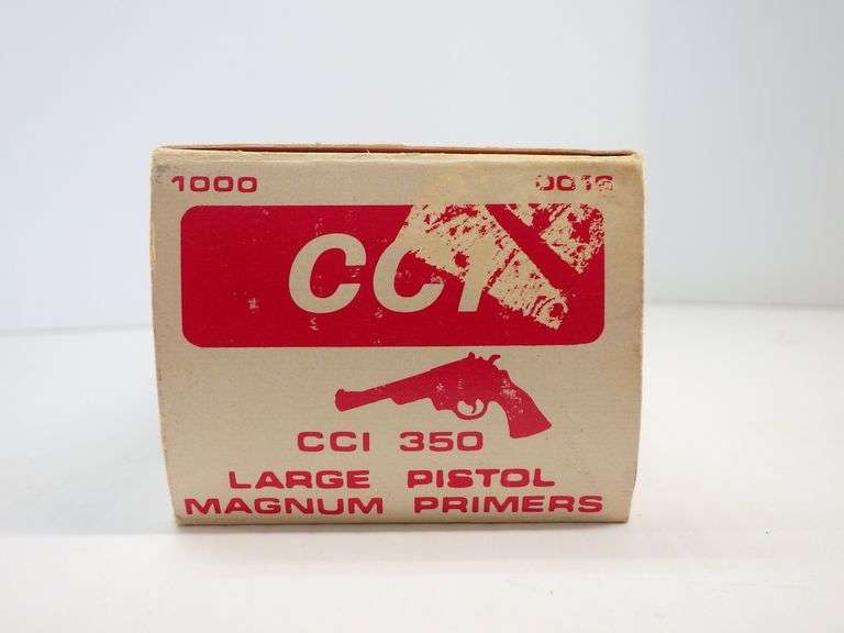 (1,000) CCI 350 Large pistol magnum primers - Albrecht Auction Service