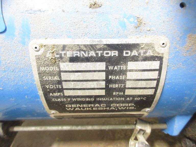 Generac 2250W alternator, 5 HP Briggs, works as it should, low usage ...