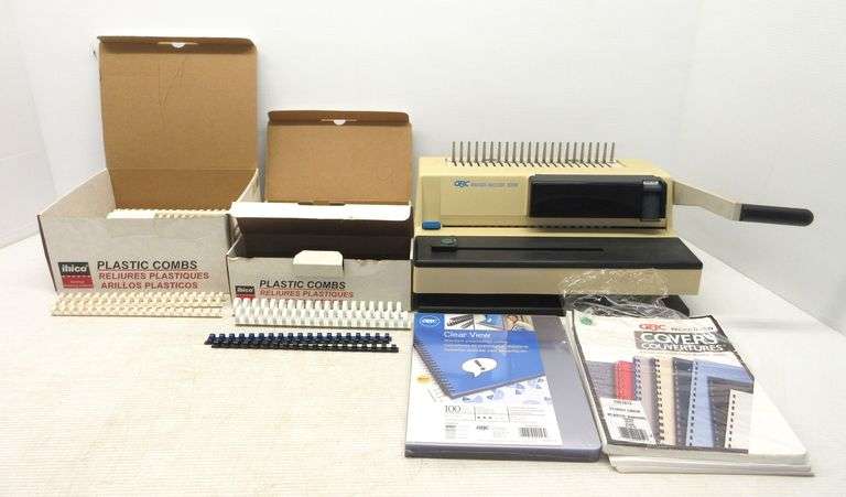 GBC Image-Maker 2000, in good condition, works, makes booklets, Ibico ...