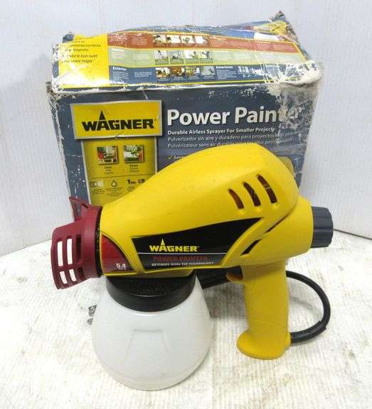 Wagner power painter, has dual nozzles for faster coverage, NIB, box ...
