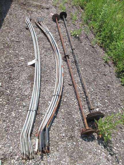 (17) Slide and go style tarp bows for 8'W semi trailers or dump trucks ...