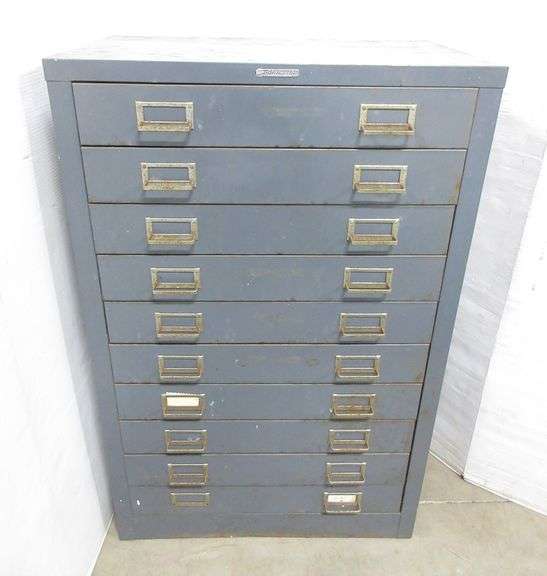 Steelmaster 10-drawer tool box/storage cabinet, 24"W x 16"D x 37"H ...