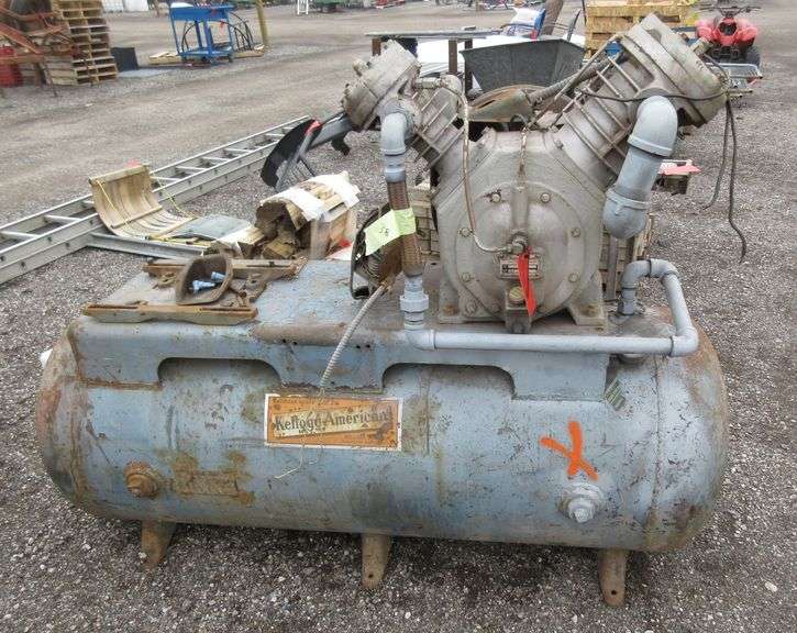 Large air compressor, pump works, tank is good, needs new motor ...