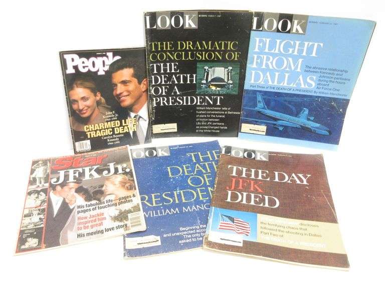 (4) Look magazines from 1967, JFK, JFK Jr., People; Star magazines from ...