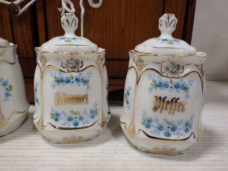 Salesman sample Cass kitchen cabinet from 1910, has pull-out bread ...