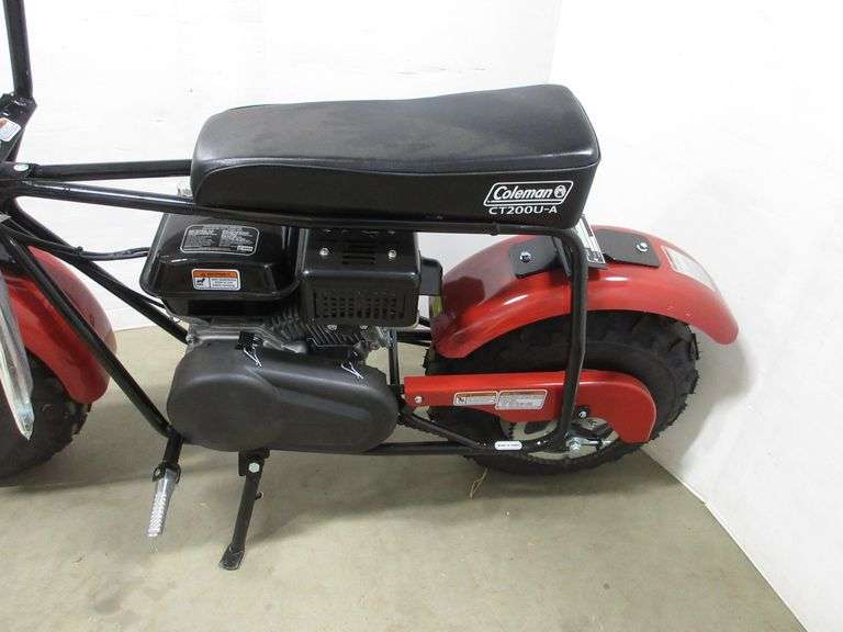 2021 Coleman mini bike, has manuals and tool bag, starts first pull ...