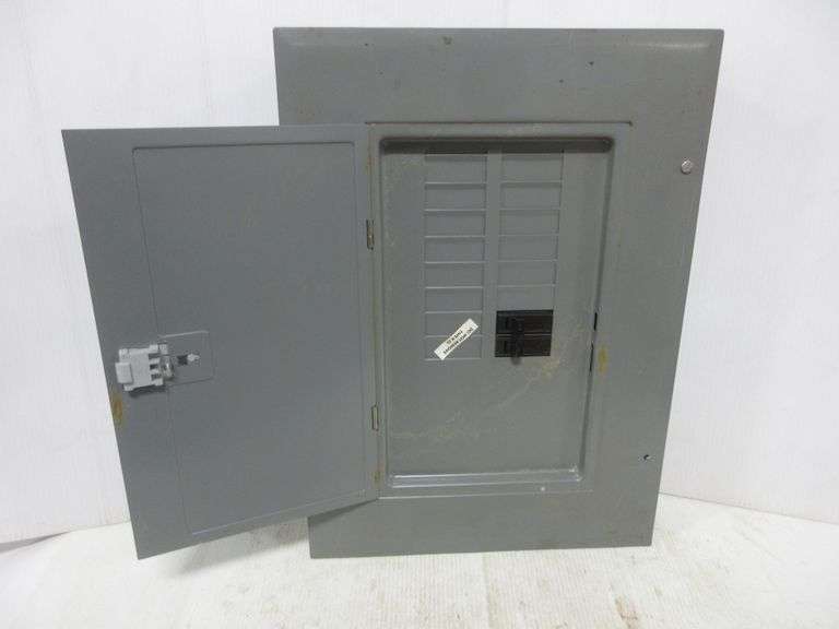 Sylvania brand breaker box, 15"W x 4"D x 21"H, new - Albrecht Auction ...