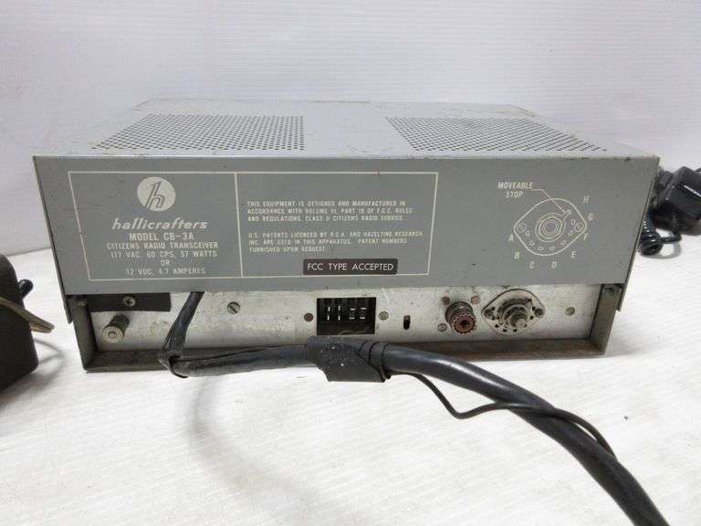 Hallicrafters CB-3A and Maxon MCB-30, as is - Albrecht Auction Service