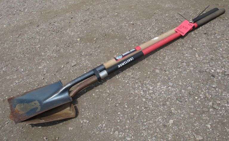 Craftsman fiber handle digging shovel, like new; Flat True Temper ...