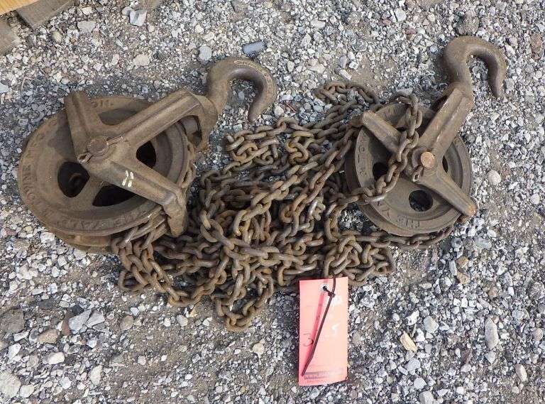 1-Ton chain fall, Yale and Towne - Albrecht Auction Service