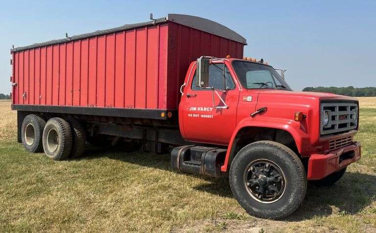 1984 GMC C70 Tandem Axle Grain Truck, (Miles Unknown), VIN ...
