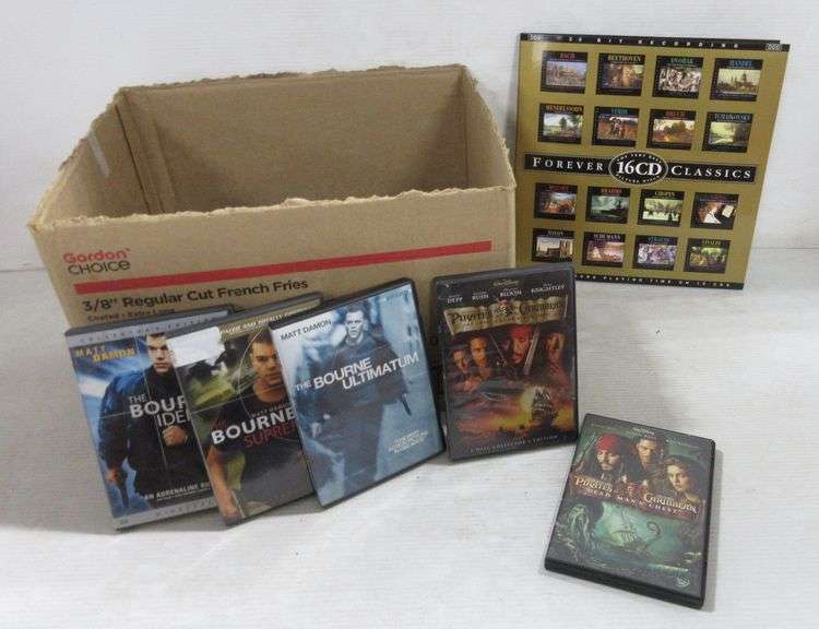 Classical music box set on CD, 16-discs, NIB; Over (32) DVDs, most like ...