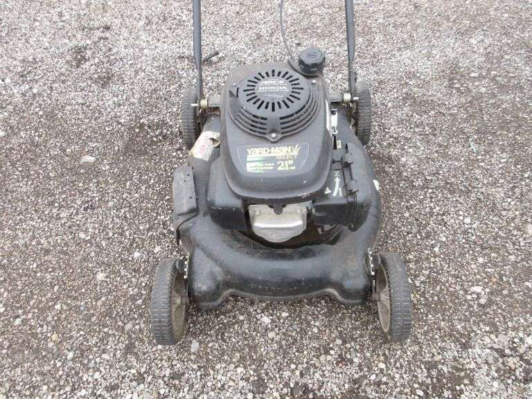 Yard Machines 21" push mower, model 11B-439Q755, serial no. 162227 ...