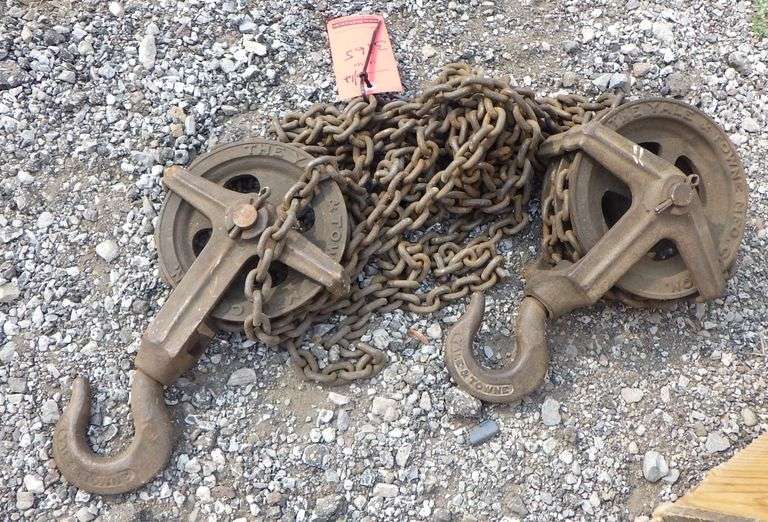 1-Ton chain fall, Yale and Towne - Albrecht Auction Service