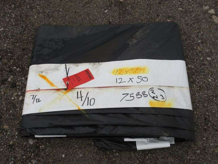 Billboard sign tarp, heavy duty and weatherproof, 12' x 50', good, used ...