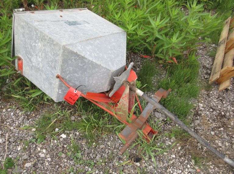 3-Point PTO seed broadcaster, will hold about 100 lbs. of seed ...