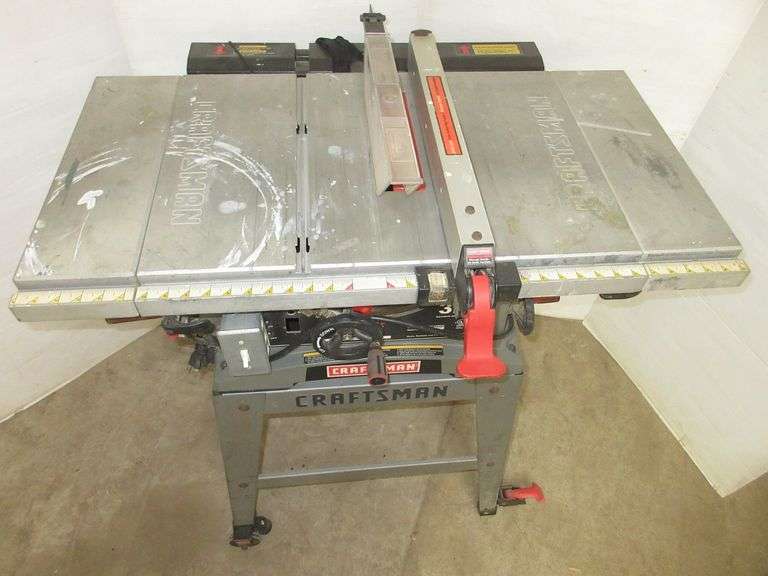 Craftsman 10" table saw, with manual and bag, Model 137.248830, works ...