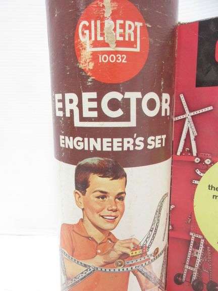 (2) Sets of vintage Gilbert Erector sets, has been stored for 30 years ...