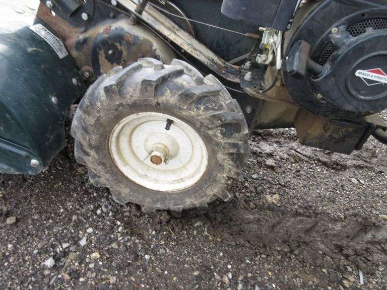 Craftsman 21" rear tine counter rotating tines tiller, 9 HP motor, runs ...