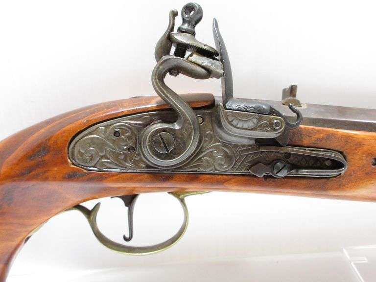 Jukar Spain 45-cal. black powder pistol, Flint Lock - Albrecht Auction ...