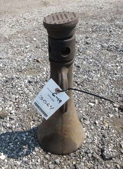 Simplex screw jack, 15"H with built-in handle, turn freely - Albrecht ...