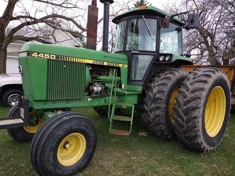 John Deere 4450 Tractor, (9280 Hours), Heat and AC, Quad Range, Direct ...