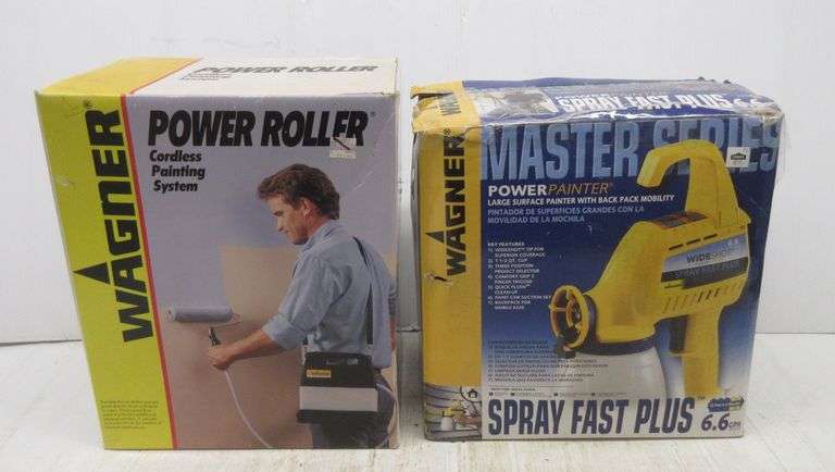 Wagner power roller, used once; Wagner Master series power painter ...