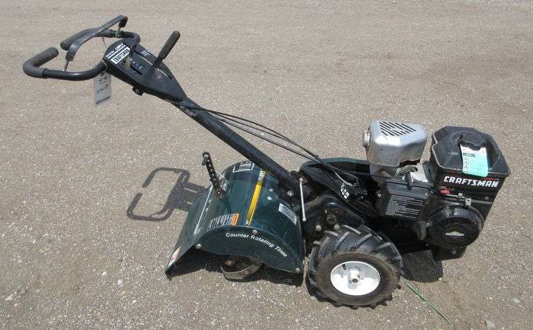 Rototiller Craftsman 6 HP 14" Swath rear tine tiller, no longer needed ...