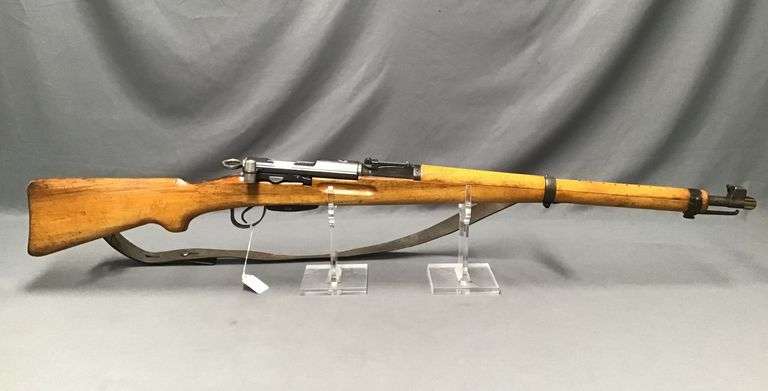 Swiss K-31 7.55x55 Battle Rifle with Original Sling and Brass Muzzle ...