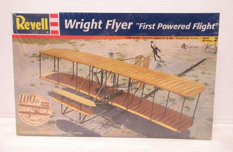 2003 Revell wright flyer model kit, 1/39 scale, NIB, factory sealed ...
