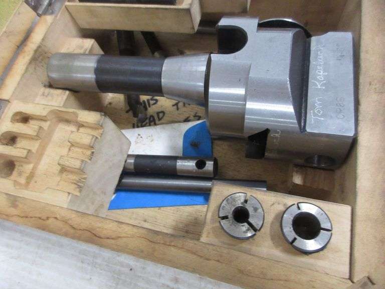 Bridgeport small boring head/bars - Albrecht Auction Service