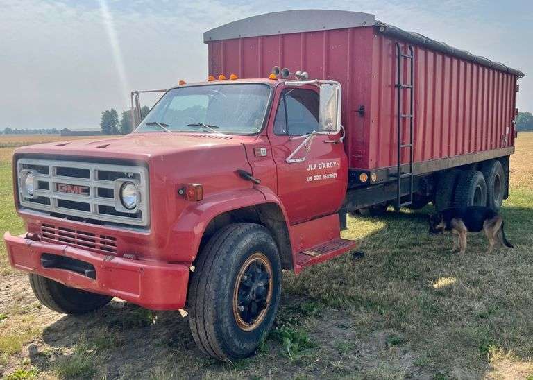 1984 GMC C70 Tandem Axle Grain Truck, (Miles Unknown), VIN ...