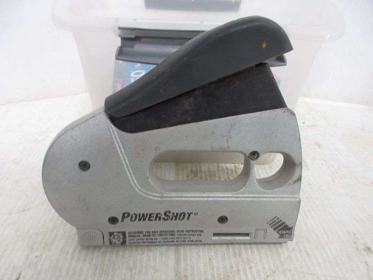 (2) T-50 Staple guns, Powershot staple gun, and staples for the T-50's ...